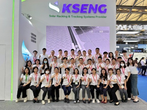 Kseng Solar Shines with Full Scenario Solar Racking Solutions at SNEC 2023
